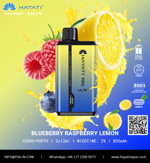 Enjoy Vaping with Hayati Pro Ultra 15,000 Puffs - Eazyvapes