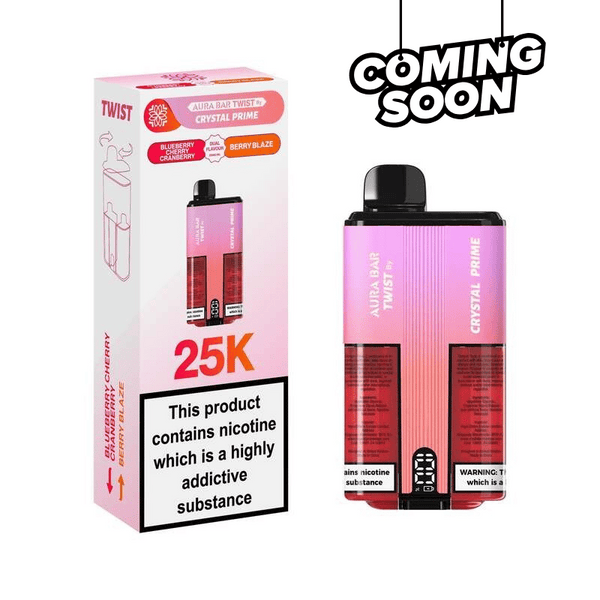 Crystal Prime Twist 25000 | Dual-Flavour Disposable Vape | Eazy Vapes