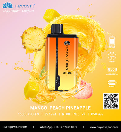 Enjoy Vaping with Hayati Pro Ultra 15,000 Puffs - Eazyvapes